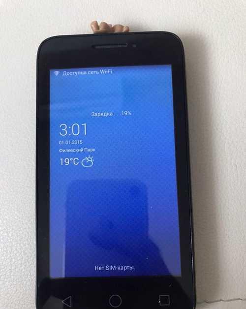 Телефон Alcatel onetouch pixi3