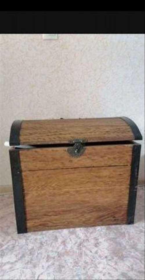 Сундук деревянный, ящик деревянный