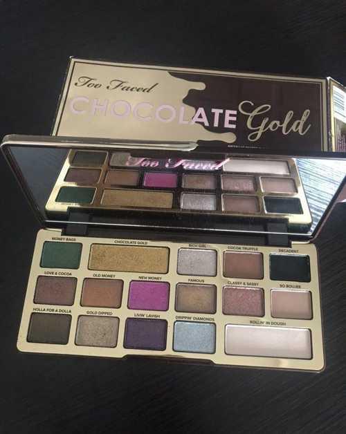 Палитра теней Too faced