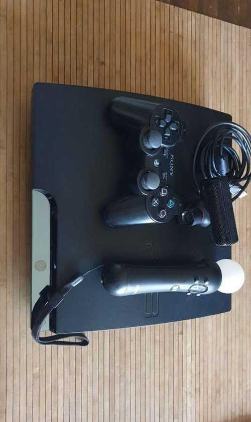 Ps3 slim 700gb с ps move