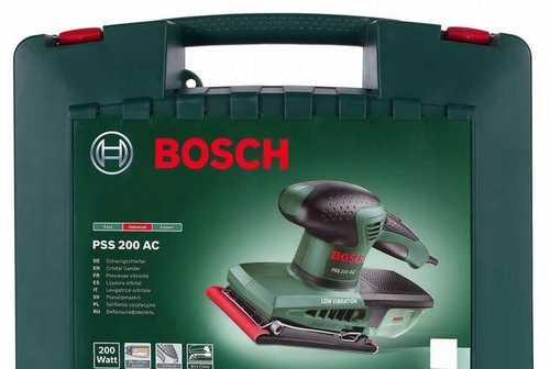 Вибрационная шлифмашина Bosch PSS 200 AC, 200 Вт