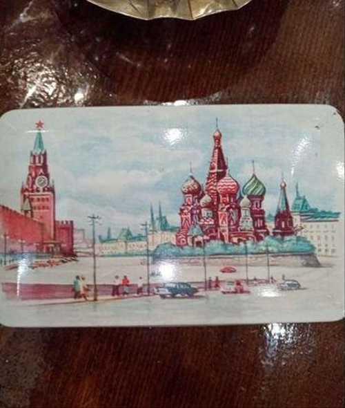 Игольница коробка от конфет СССР