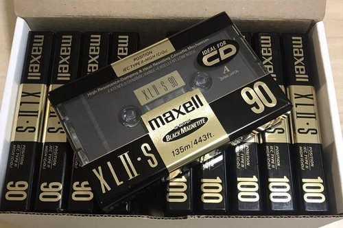 Аудиокассеты Maxell XLll-S 90 и 100 (Made in Japan