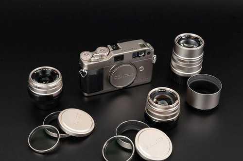 Contax G1 плёночный с тремя объективами