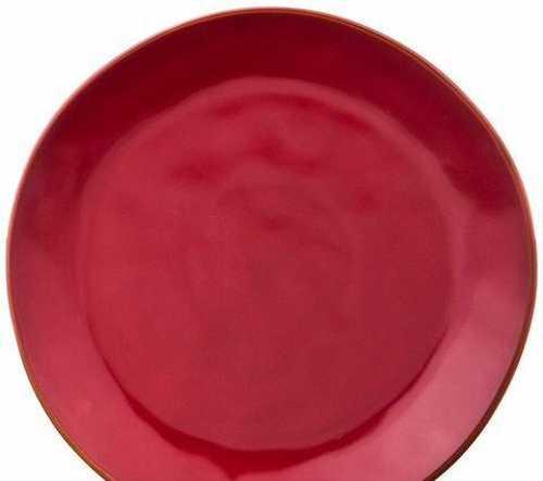 Тарелка обеденная concerto диаметр - 26 см винный красный Bronco 408-104