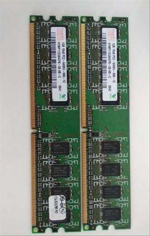 Оперативная память Hynix ddr2 2x1gb