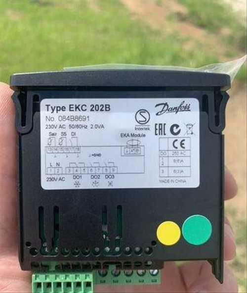 Контроллер температуры danfoss EKC 202B