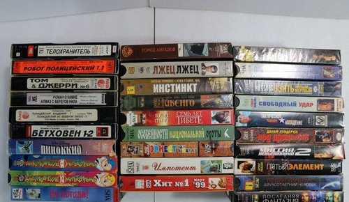Видеокассеты VHS Фильмы Films Pack
