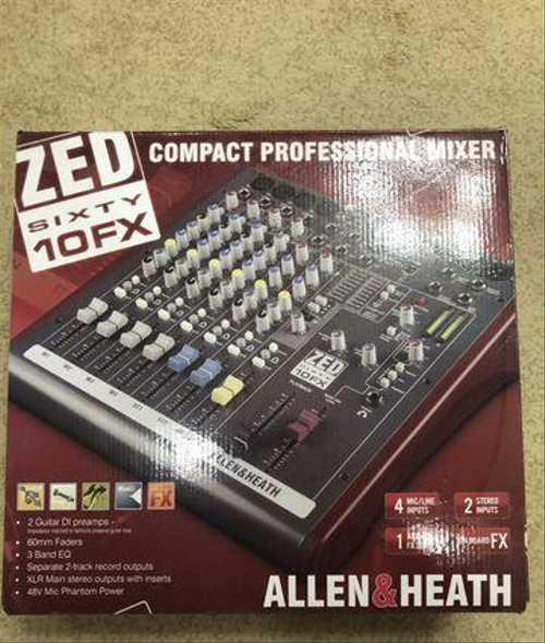 Микшерный пульт Allen-Heath ZED60-10FX