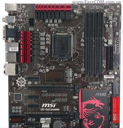 Материнская плата MSI Z87-G45 Gaming с i5 4670k