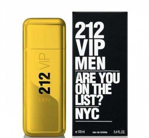 Парфюм мужской CH 212 VIP MEN gold