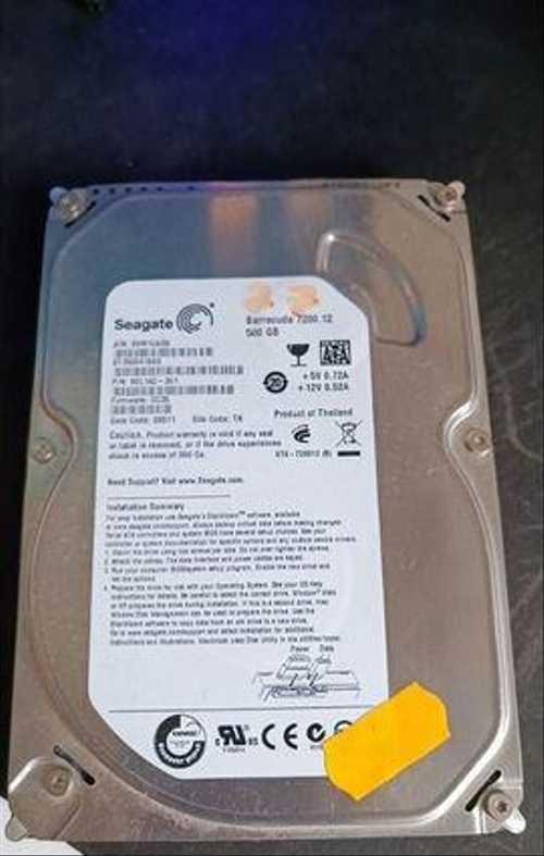 Жесткий диск Seagate 500gb SATA 3.5"