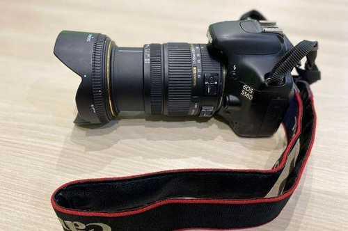 Зеркалка Canon EOS 550d + Sigma 17-50 f2.8 EX HSM