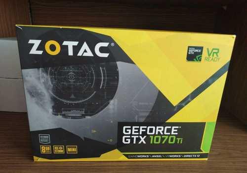 Видеокарта 1070ti