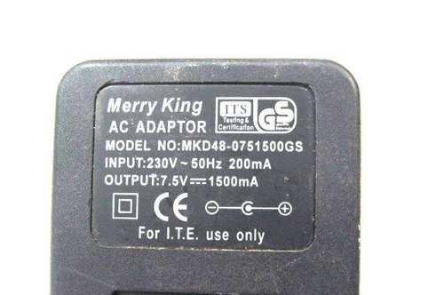 Блок питания Merry King MKD48-0751500GS