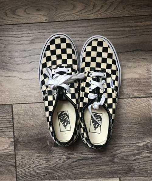 Checkerboard кроссовки vans authentic размер 38