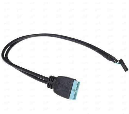 Переходник Cablexpert USB 3.0 19 pin - USB 2.0 9 p