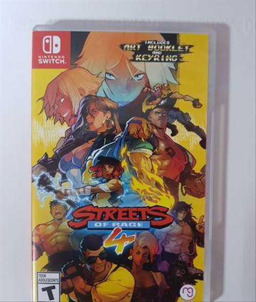 Nintendo switch картридж streets of rage 4