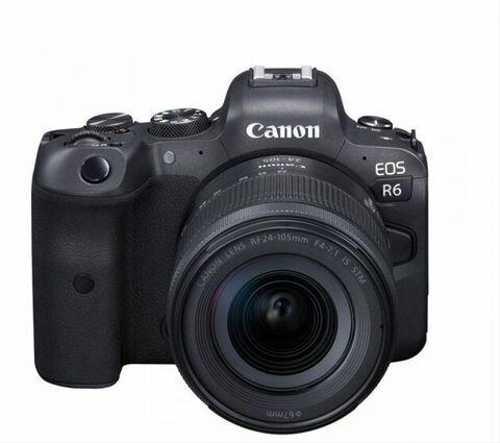 Фотоаппарат цифровой Canon EOS R6 Kit RF 24-105mm