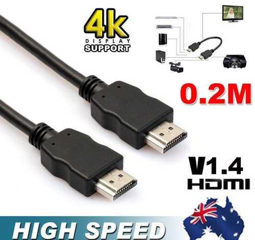 Кабель 4K Ultra HD Premium hdmi V1.4 3D High 20см