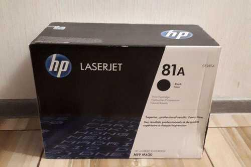 Картриджи hp 81А CF281A