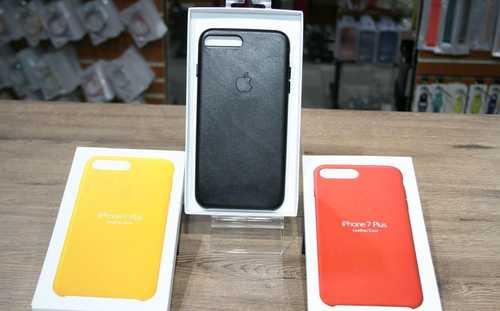 Чехол original Leather case для iPhone 7 Plus