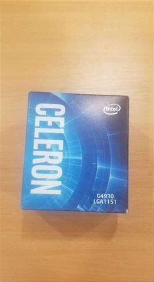 Процессор intel Celeron G4930 LGA1151v2 BOX (Coffe