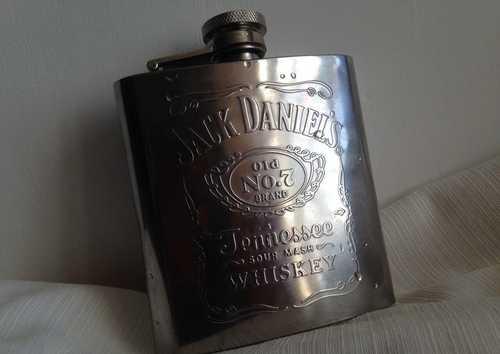 Стальная фляга Jack Daniels