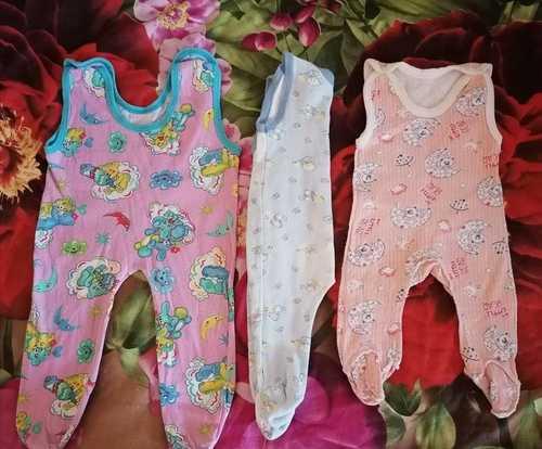Ползунки на лямках