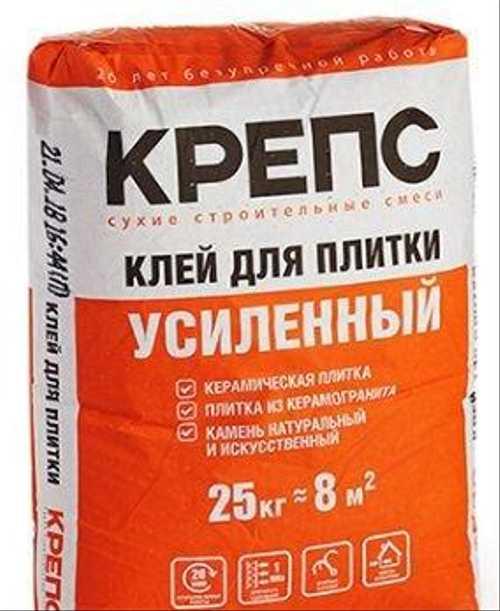 Клей для плитки крепс