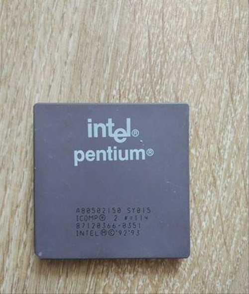Раритетные Intel Pentium SY015 и SY022