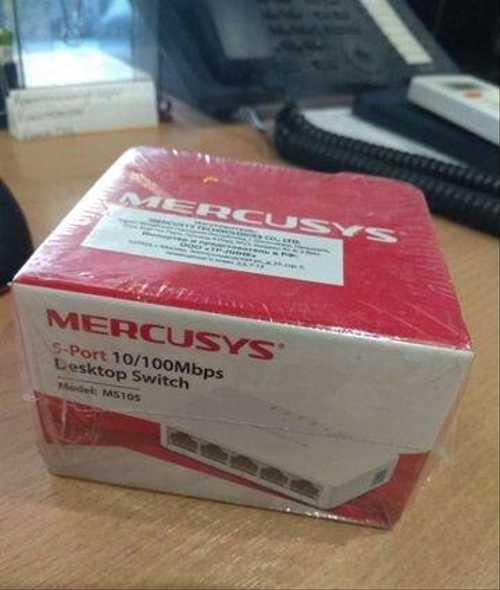 Коммутатор Ethernet 5-port Mercusys MS105