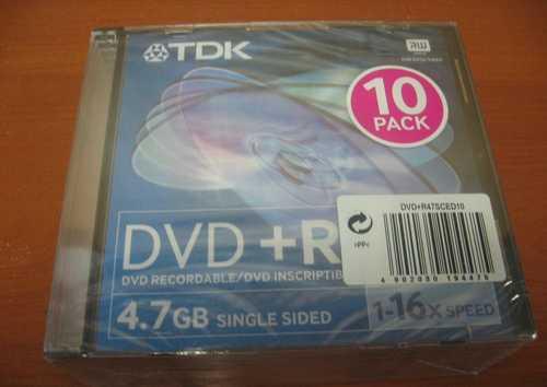 Диски DVD+R/DVD+RW/DVD+R DL TDK,Verbatim,Philips