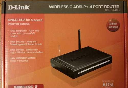 Роутер Wi-Fi D-Link adsl