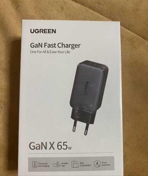 Зарядное устройство Ugreen Gan X 65w