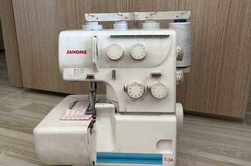 Оверлок janome Т-34