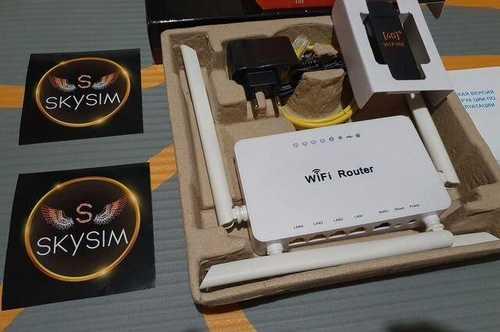 Интернет на дачу : WiFi роутер + 4G модем + SIM
