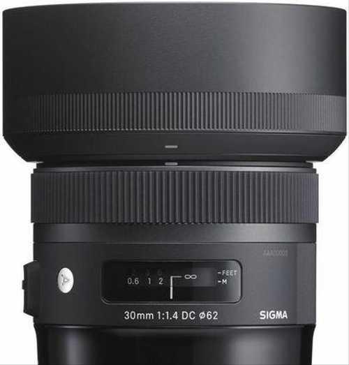 Sigma AF 30mm f/1.4 DC HSM Art Nikon F Новый