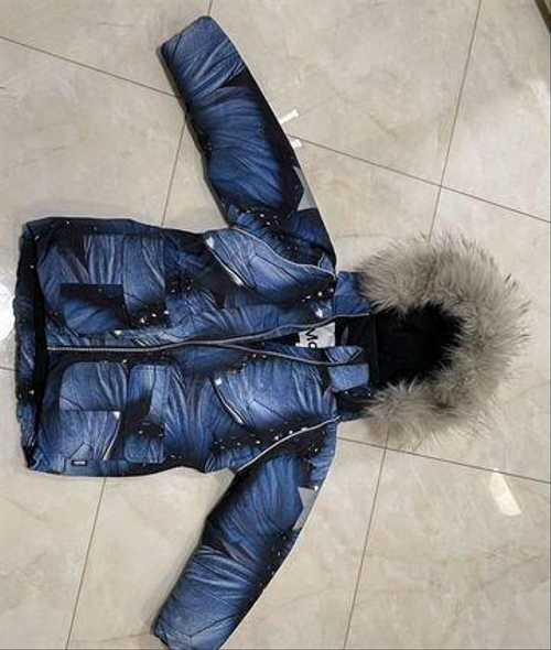 Зимняя куртка Molo для девочки 110 (штаны Reima в