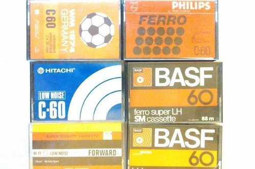 Аудиокассеты Basf, Philips, Sanyo, Hitachi
