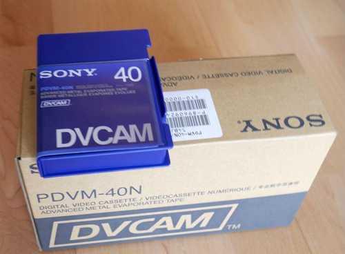 Видеокассеты новые dvcam sony pdvm 40 N