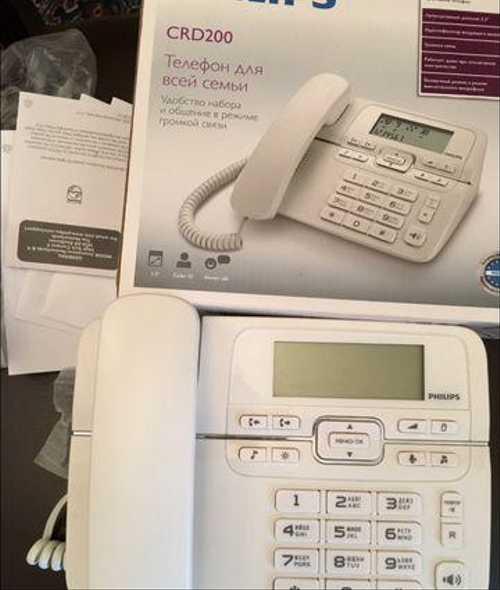 Телефон Philips CRD 200 новый