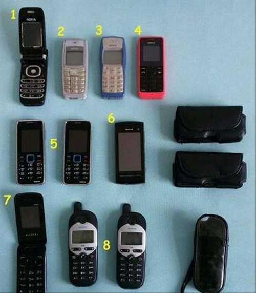 Кнопочные мобильные телефоны