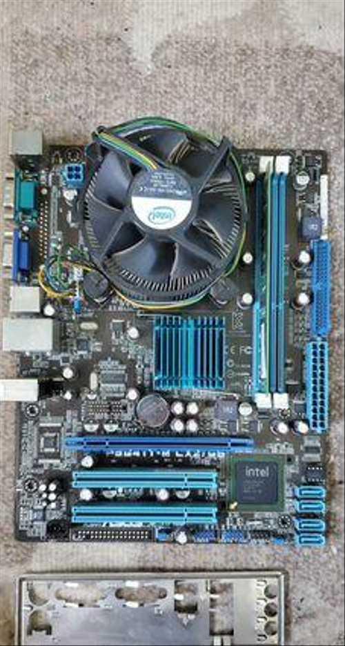 Asus P5G41T-M LX2/GB + Q6600 + 4Gb DDR3 1600