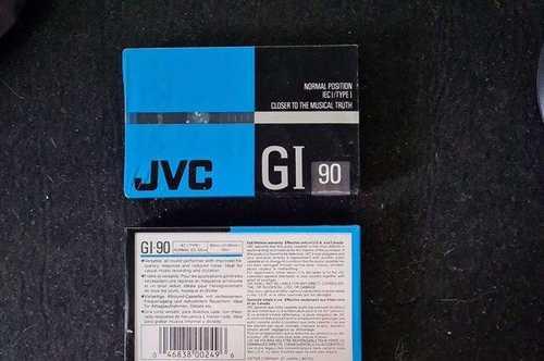Аудиокассеты запечатанные jvc gi 90