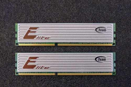 DDR3 2x2gb 1333mhz 2Rx8 CL9-9-9-24 Team Elite
