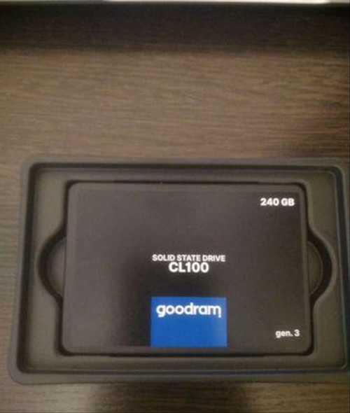 Ssd накопитель Goodram CL100 gen.3 240 Gb