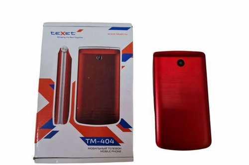 Телефон teXet TM-404, красный