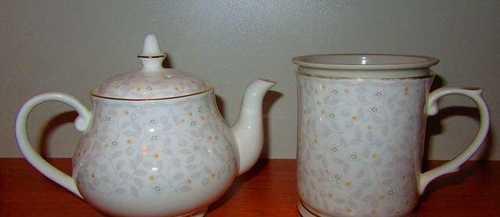 Чайник и чашка Lefard England Collection Фарфор