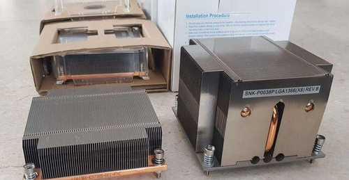 Радиаторы охлаждения LGA1366 - SuperMicro и Intel
